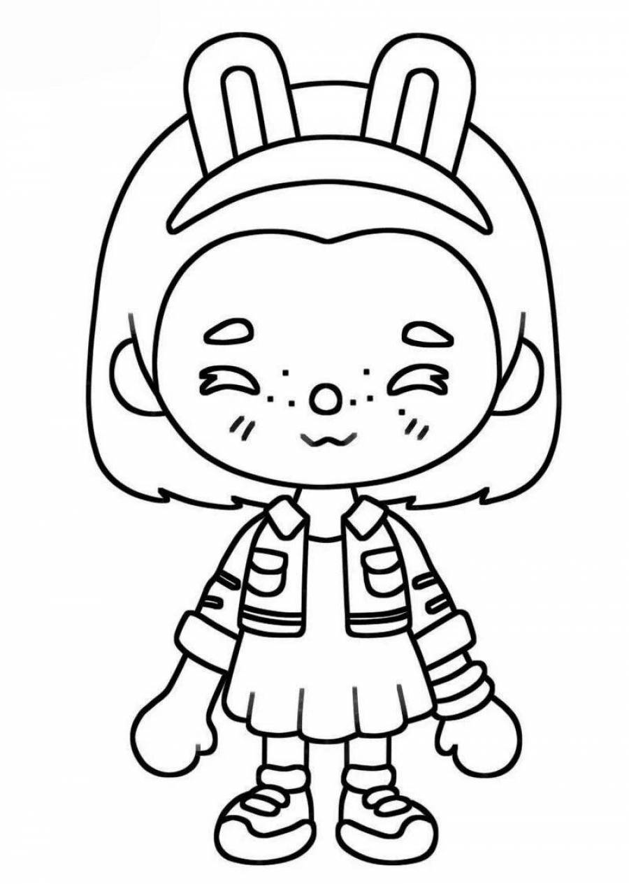 Coloring Pages Toka boca drawings characters (39 pcs) - download or ...