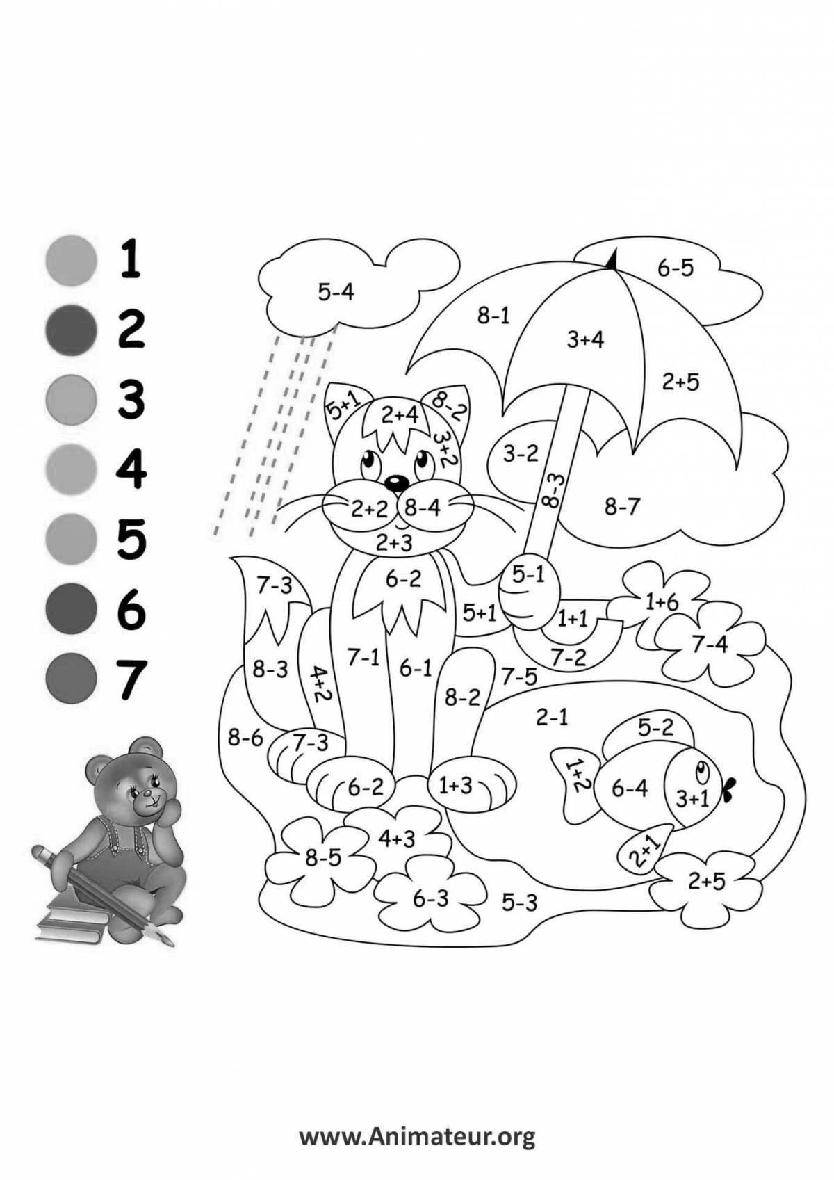Coloring Pages Math flashcards grade 2 (29 pcs) - download or print for ...