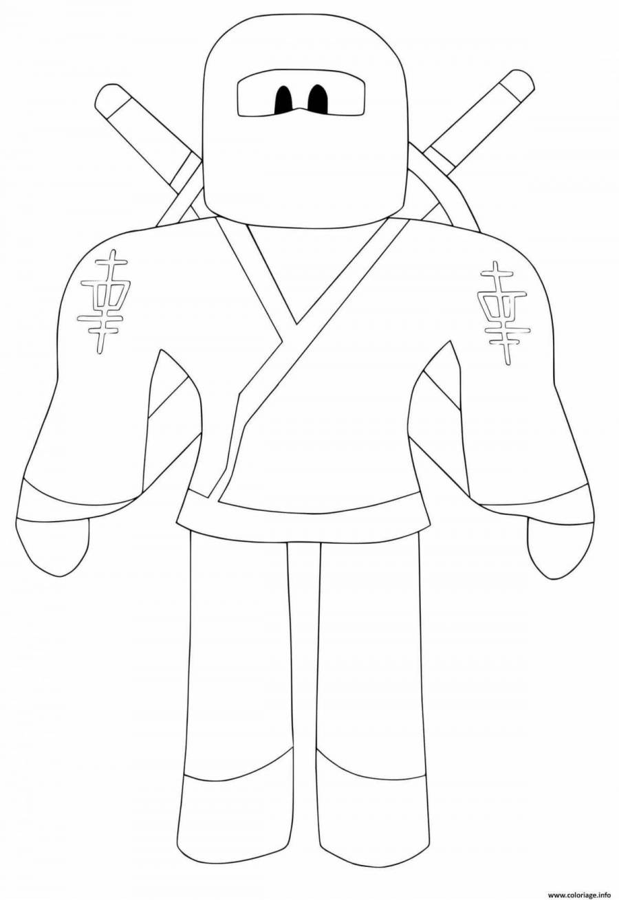 Раскраски Роблокс по номерам (24 шт.) - скачать или распечатать ...