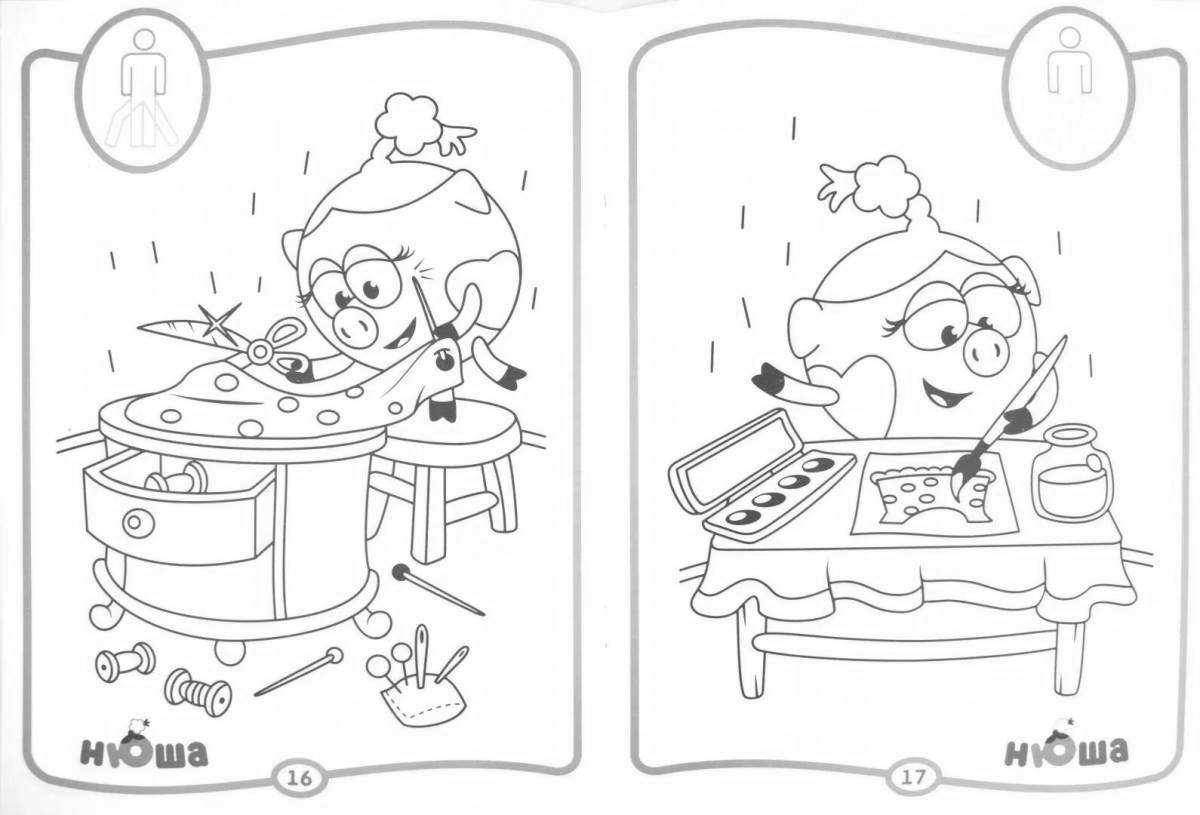 Coloring Pages Smeshariki luxury (27 pcs) - download or print for free ...