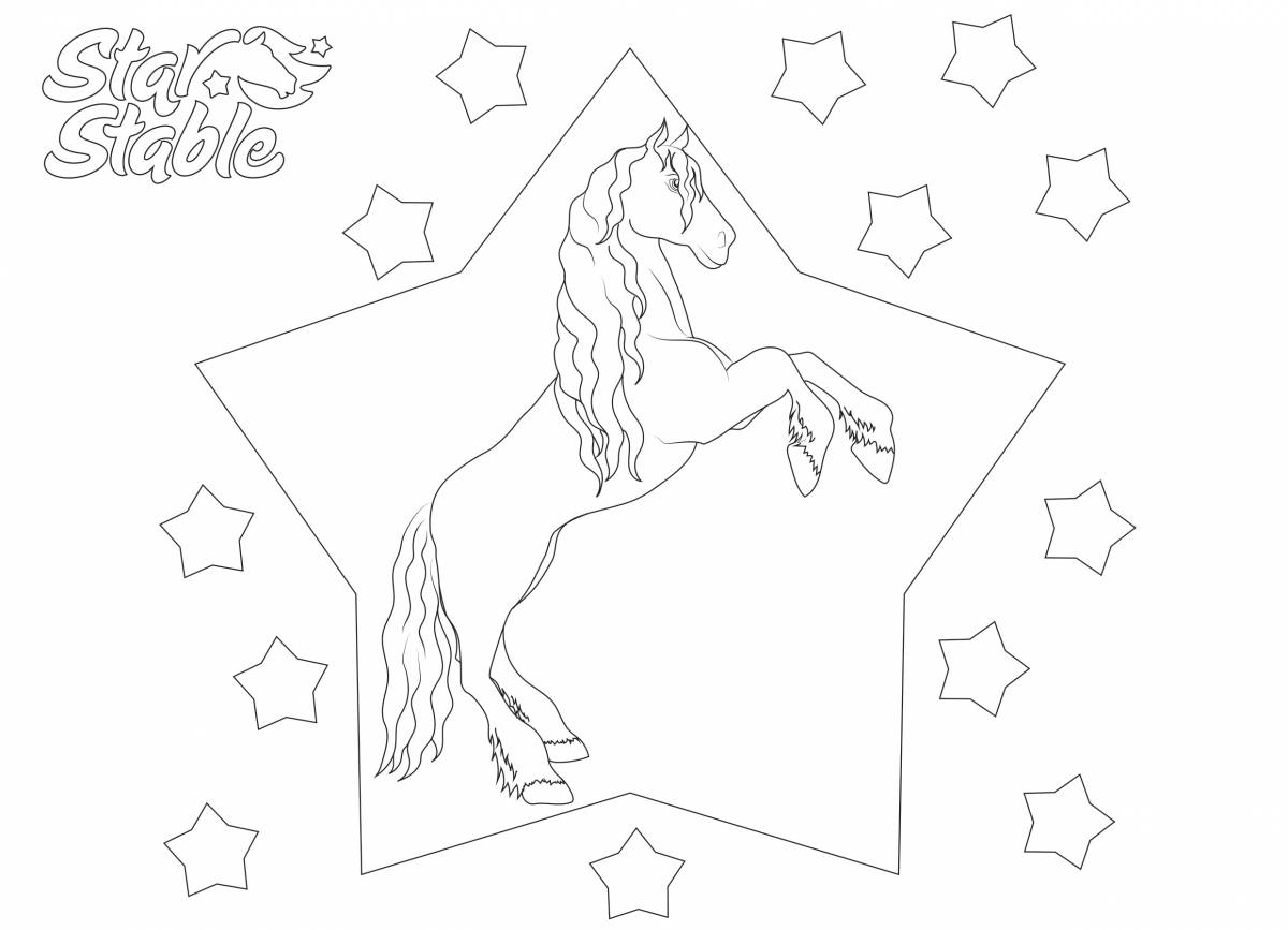 Coloring Pages Star stable (32 pcs) - download or print for free #26092