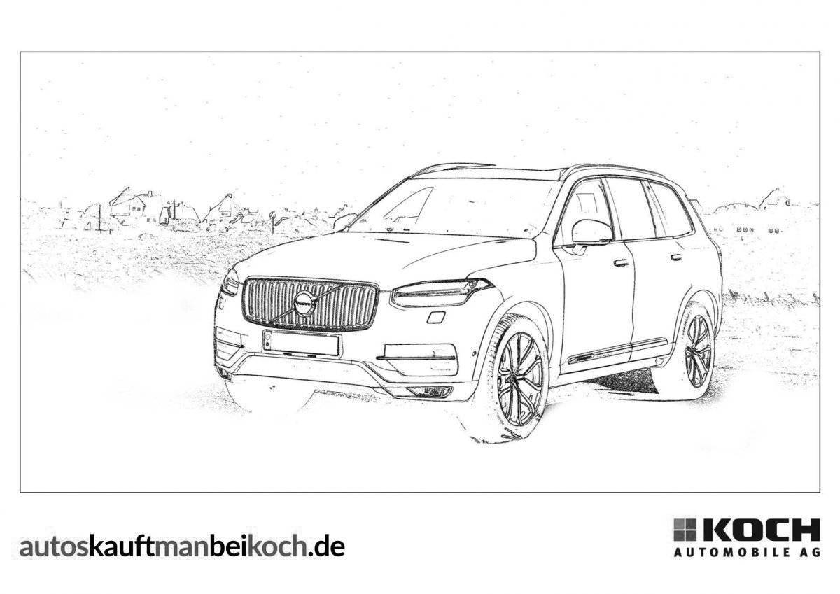 Coloring Pages Volvo xc90 (27 pcs) - download or print for free #26578