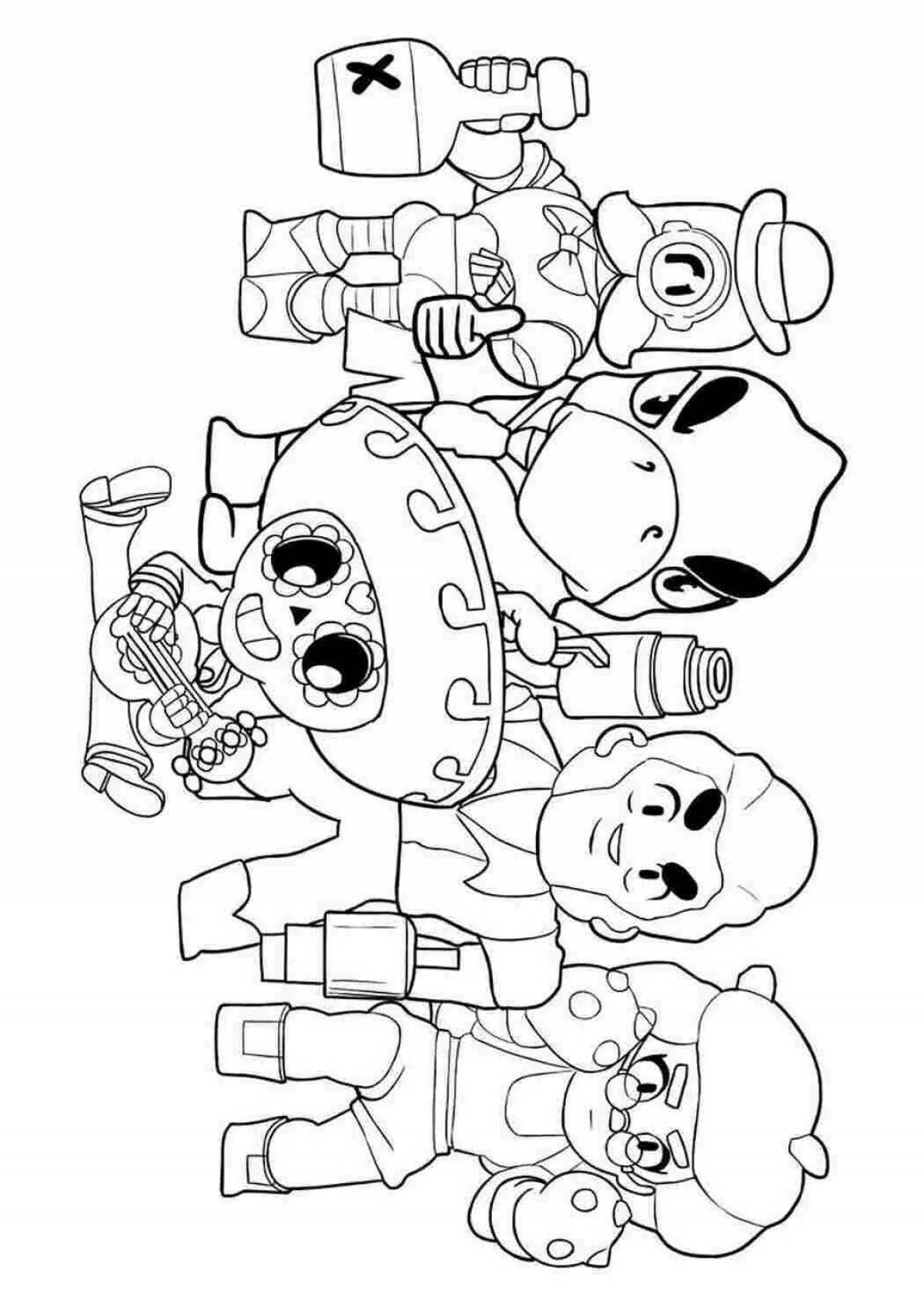 Coloring Pages Bravo stars seal (29 pcs) - download or print for free ...