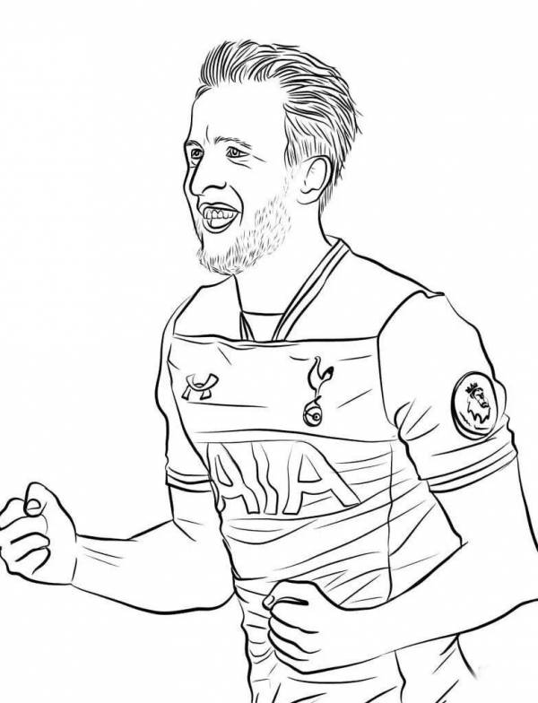 Coloring Pages Van dijk footballer (27 pcs) - download or print for ...