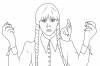 Coloring Pages Enid from Wednesday (30 pcs) - download or print for ...