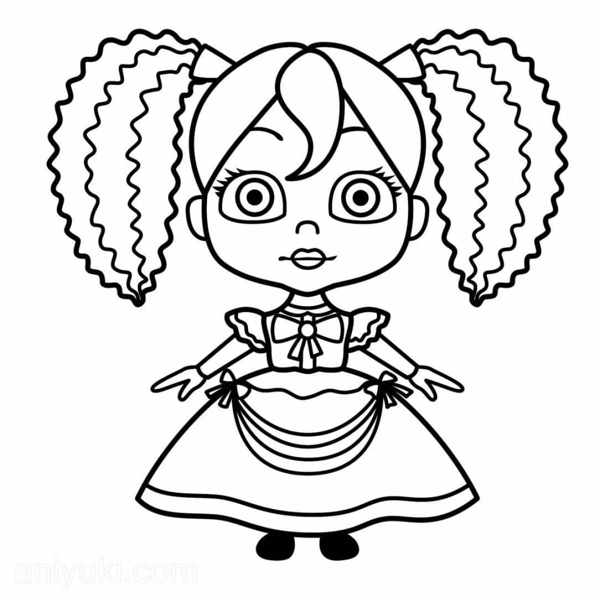 Coloring Pages Poppy playtime (35 pcs) - download or print for free #2188