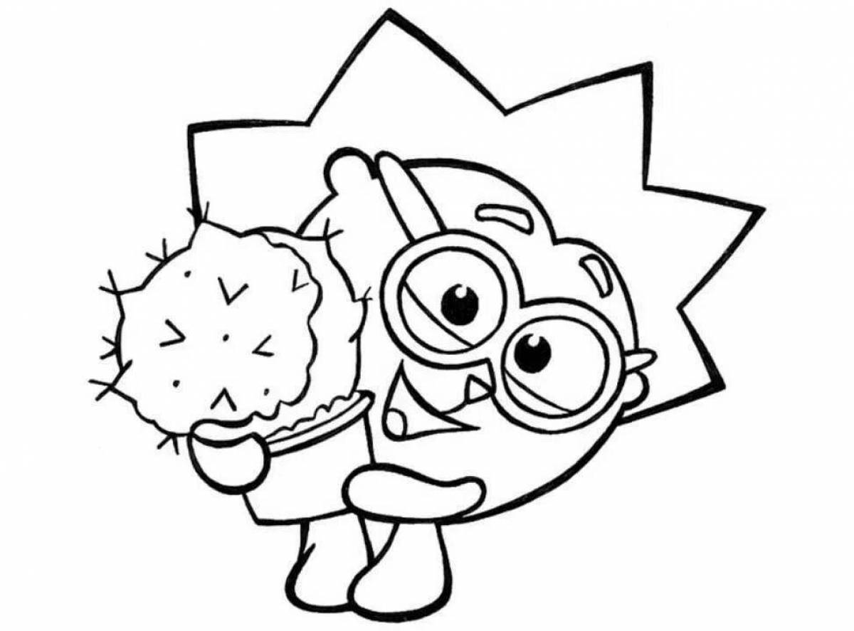 Coloring Pages Smeshariki for children (38 pcs) - download or print for ...