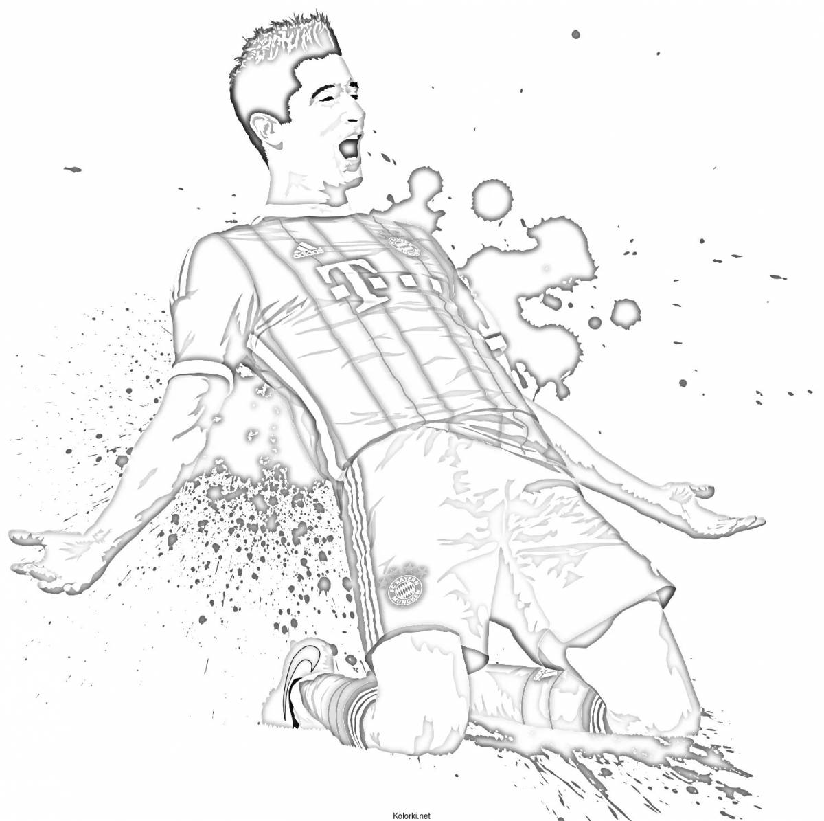 Coloring Pages Lewandowski (31 pcs) - download or print for free #28474