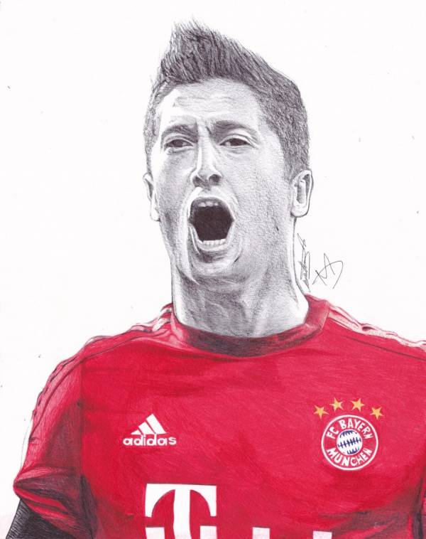 Coloring Pages Lewandowski (31 pcs) - download or print for free #28474