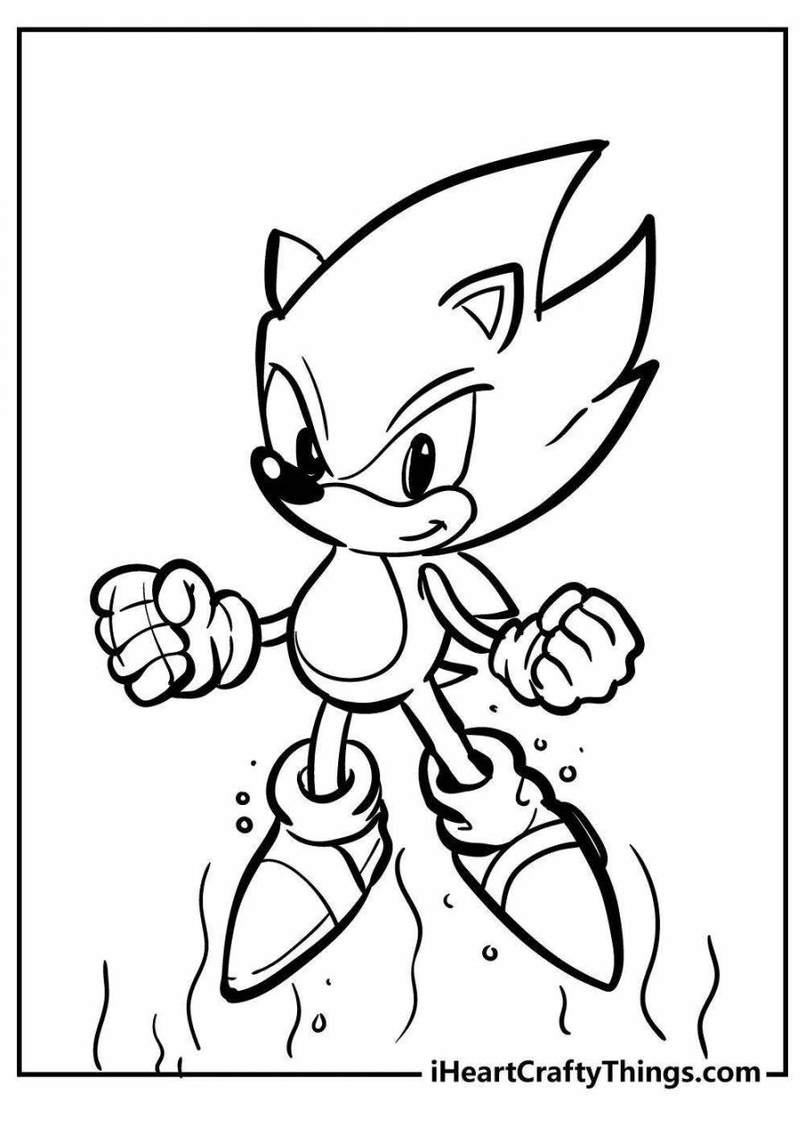 Coloring Pages Sonic prime (29 pcs) - download or print for free #28767