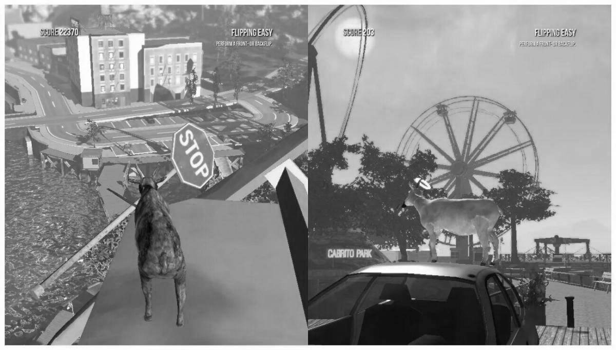 Coloring Pages Goat simulator (21 pcs) - download or print for free #29088