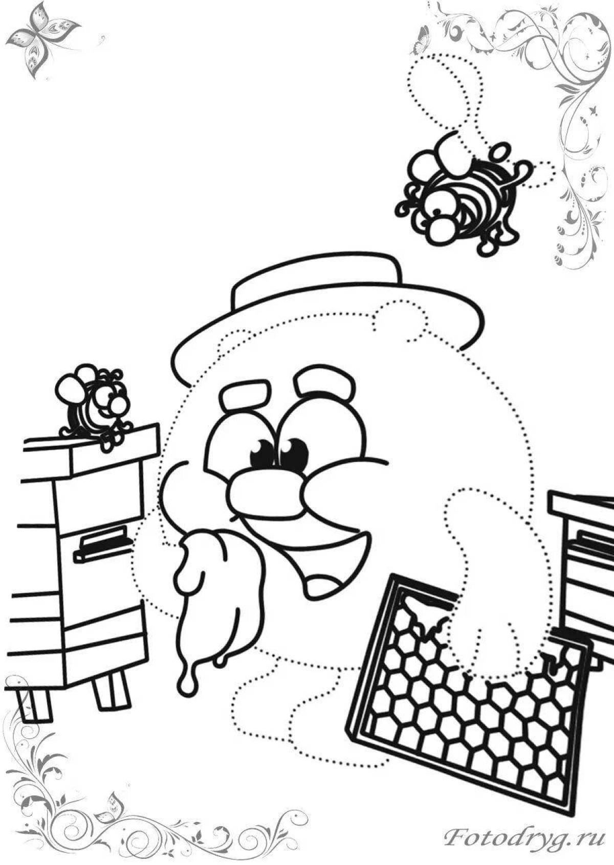 Раскраски Смешарики зима (29 шт.) - скачать или распечатать бесплатно ...