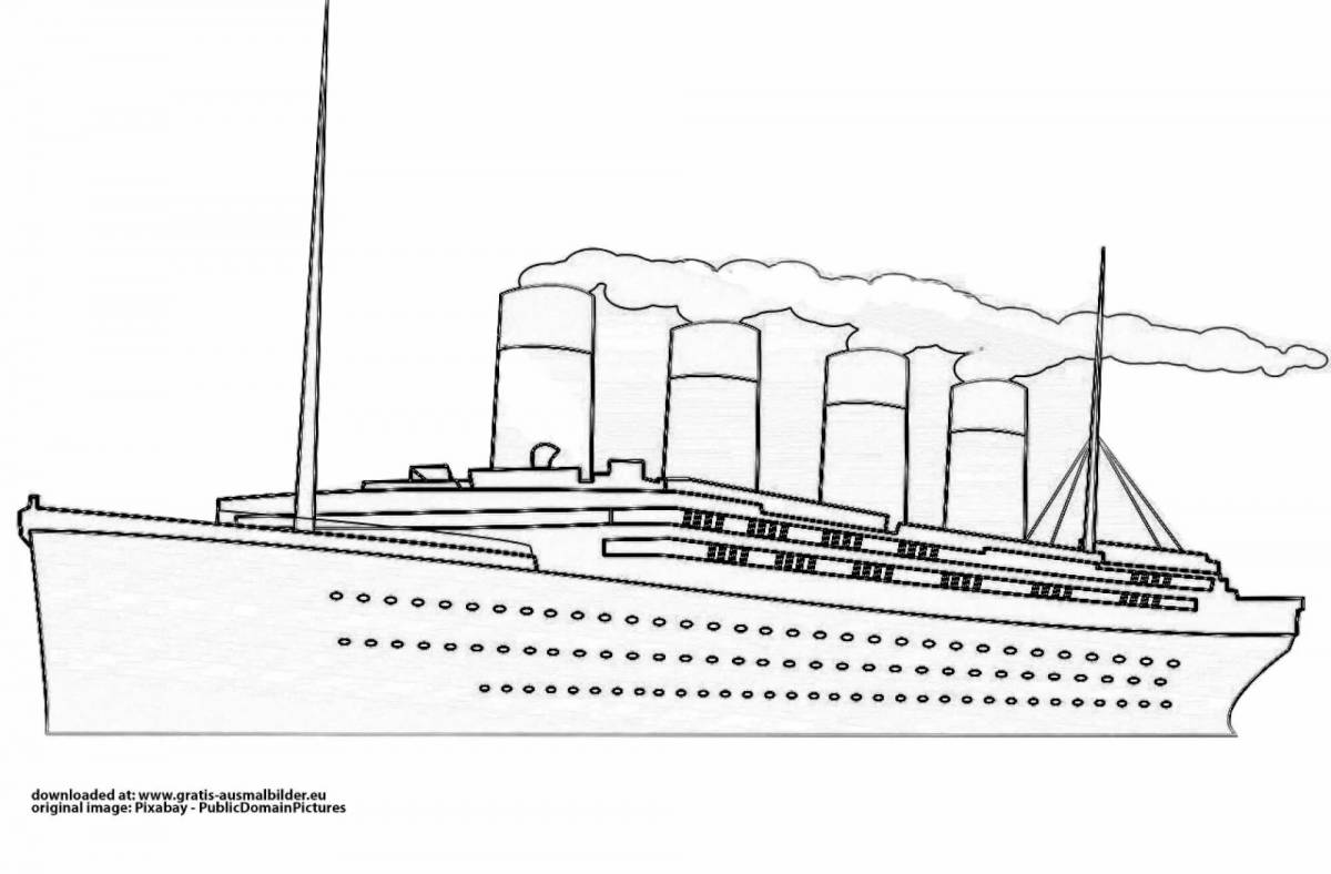 Coloring Pages Olympic ship (38 pcs) - download or print for free #29361