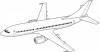 Coloring Pages Boeing 737 (37 pcs) - download or print for free #29481