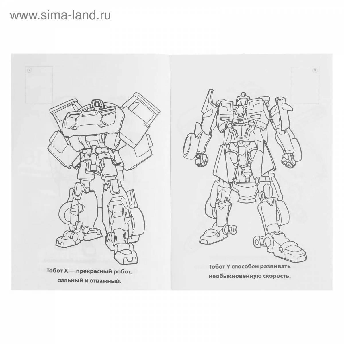 Coloring Pages Y tobot (38 pcs) - download or print for free #29730