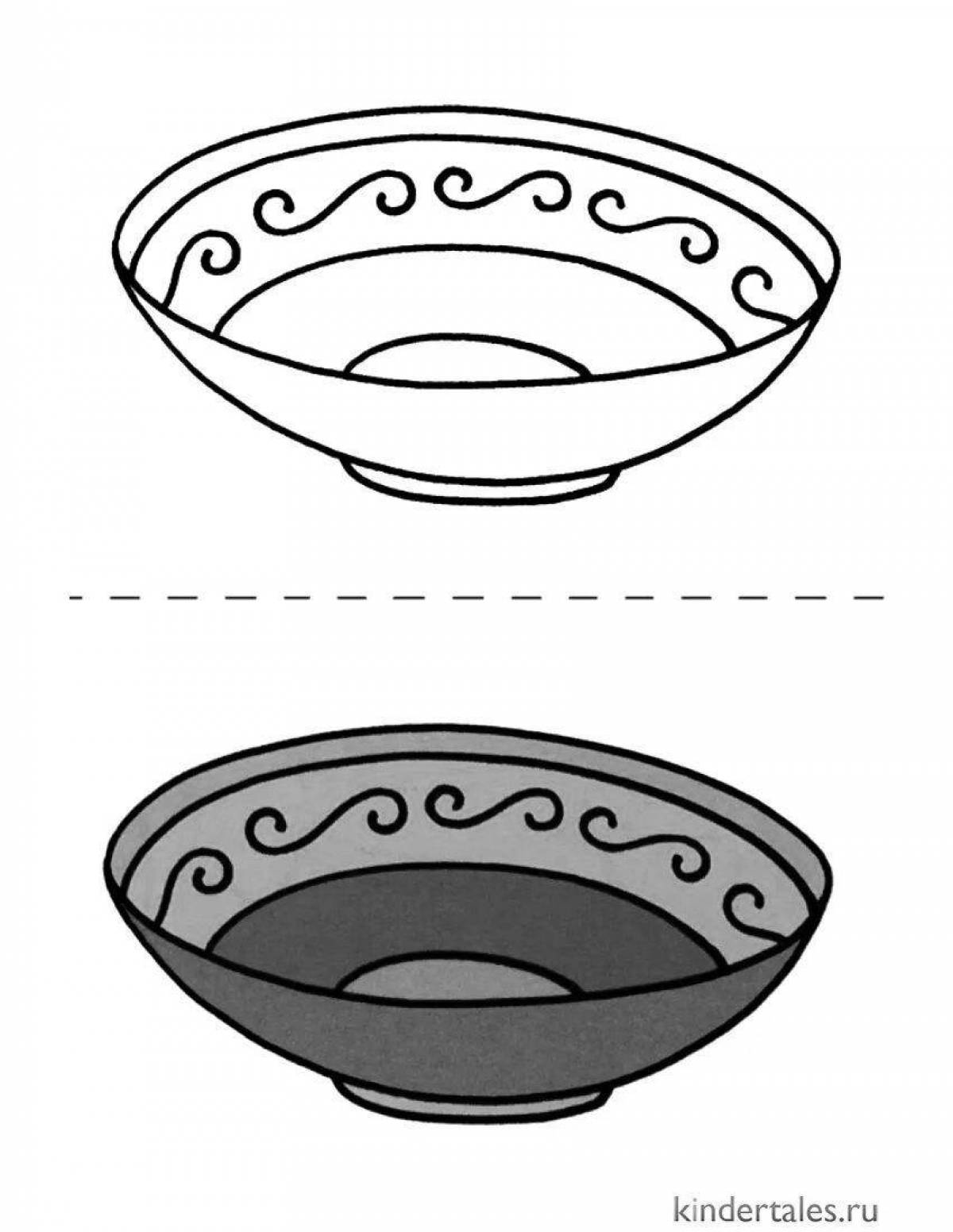 Coloring Pages Plate for children (34 pcs) - download or print for free ...