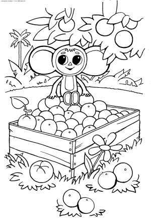 Coloring Pages Cheburashka 2023 from the movie (34 pcs) - download or ...