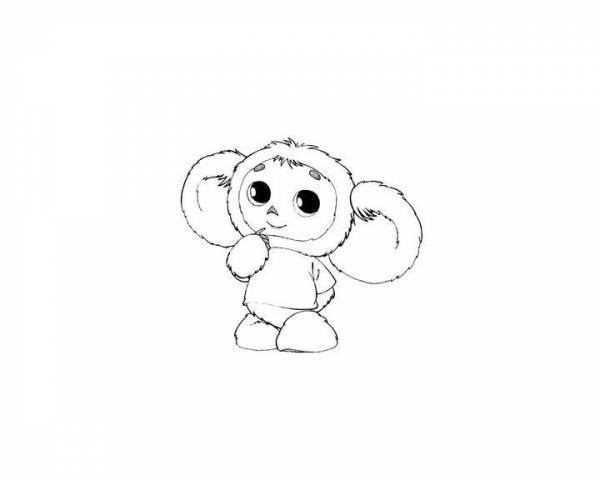 Coloring Pages Cheburashka 2023 from the movie (34 pcs) - download or ...