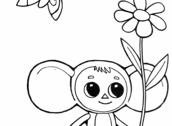 Coloring Pages Cheburashka 2023 from the movie (34 pcs) - download or ...