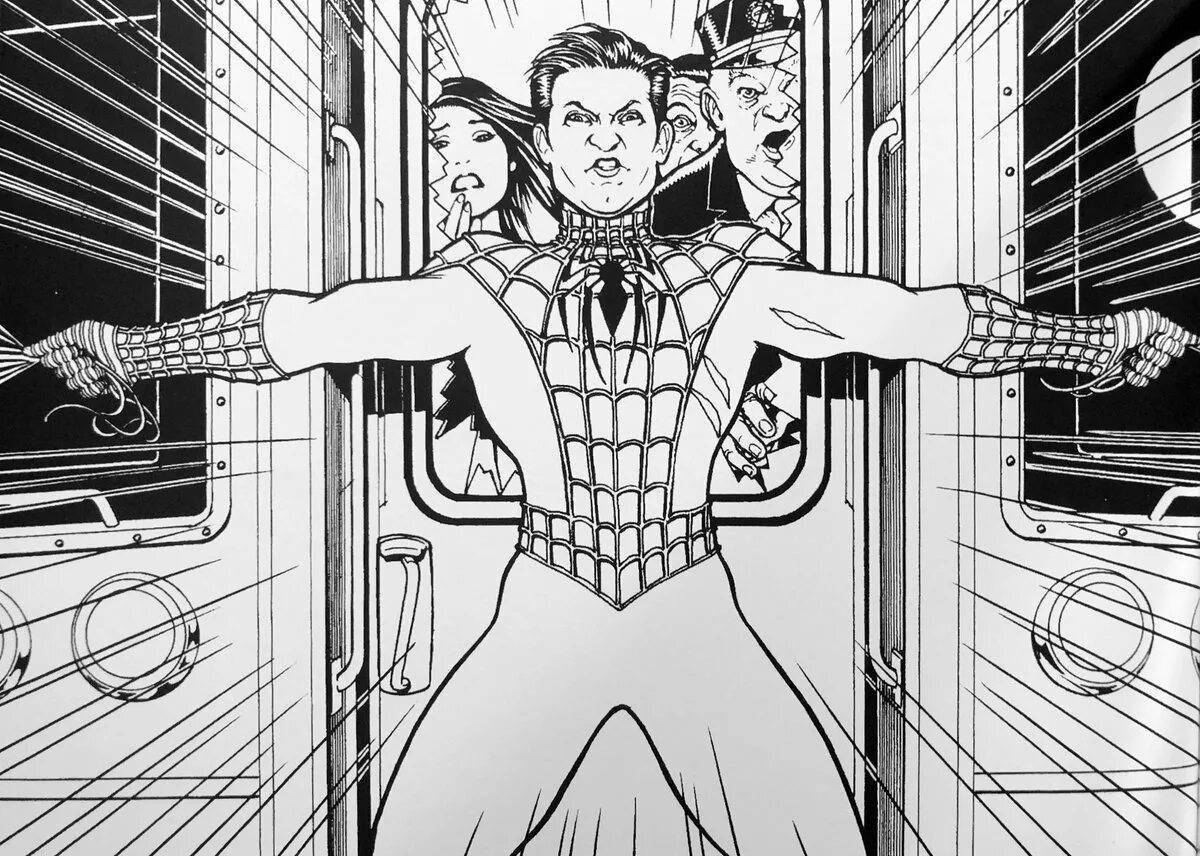 Coloring Pages Spiderman tobey maguire (24 pcs) - download or print for ...
