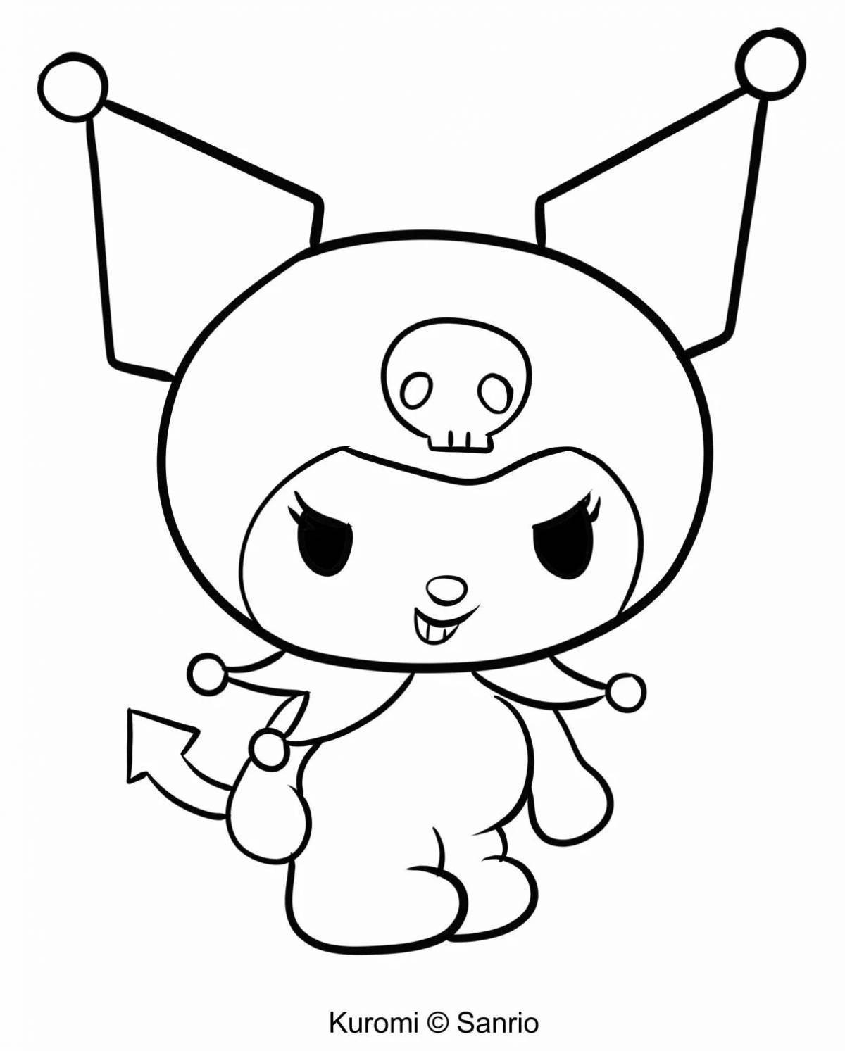 Coloring Pages For girls hello kitty kuromi (29 pcs) - download or ...