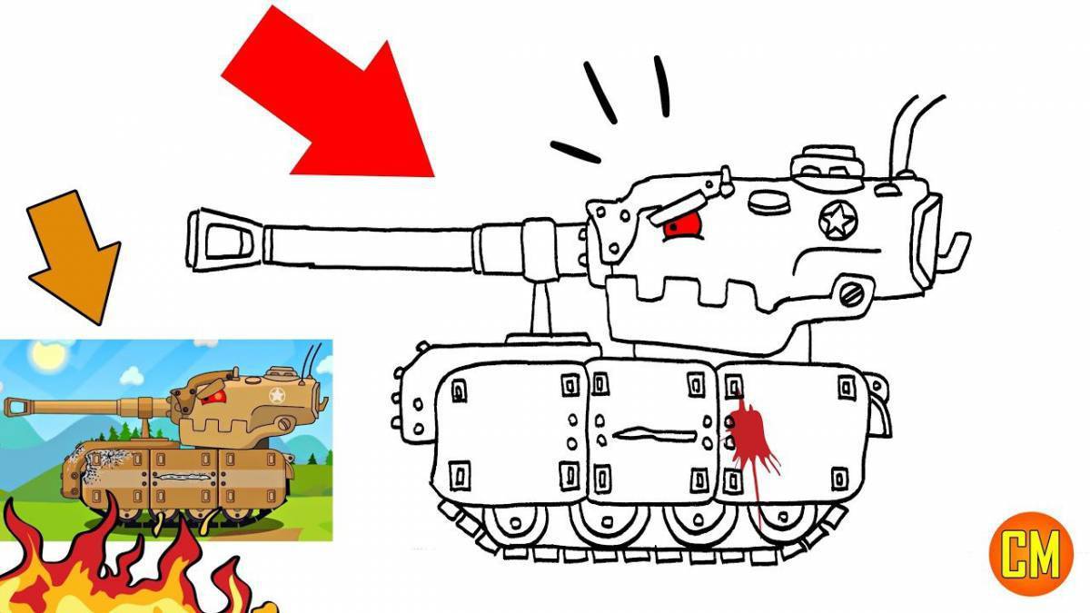 Coloring Pages Tanks from the cartoon about tanks (38 pcs) - download ...