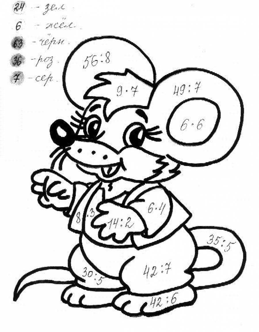 Coloring Pages Multiplication table grade 3 (31 pcs) - download or ...