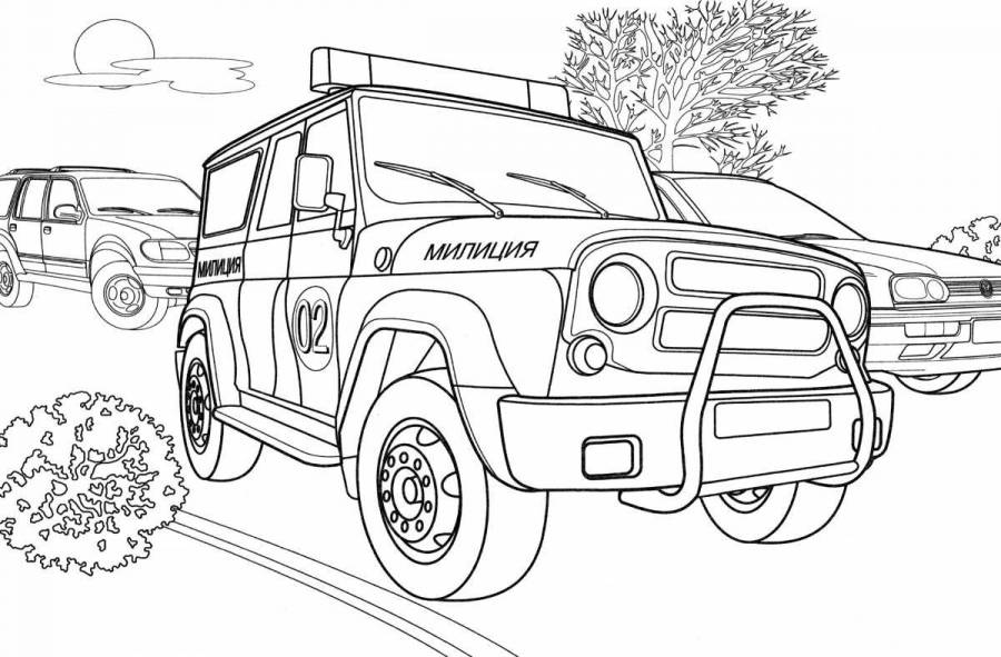 Раскраски Раскраску машинки (16 шт.) - скачать или распечатать ...