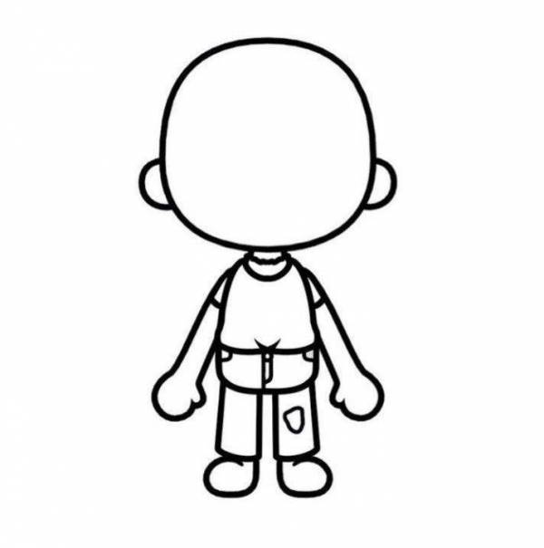 Coloring Pages Toka boka characters with clothes (35 pcs) - download or ...