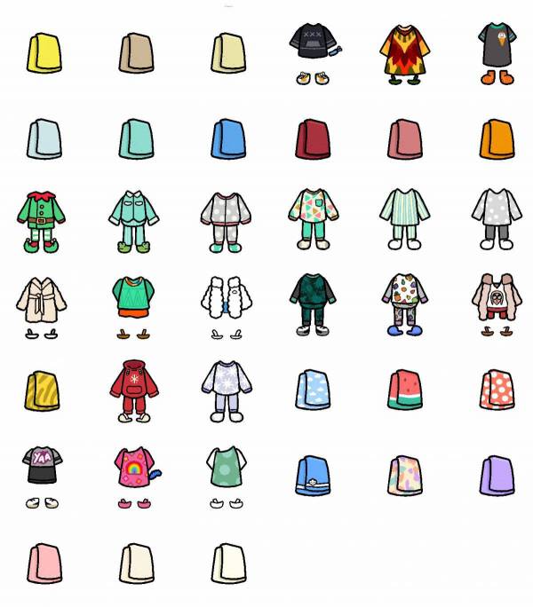 Coloring Pages Toka boka characters with clothes (35 pcs) - download or ...