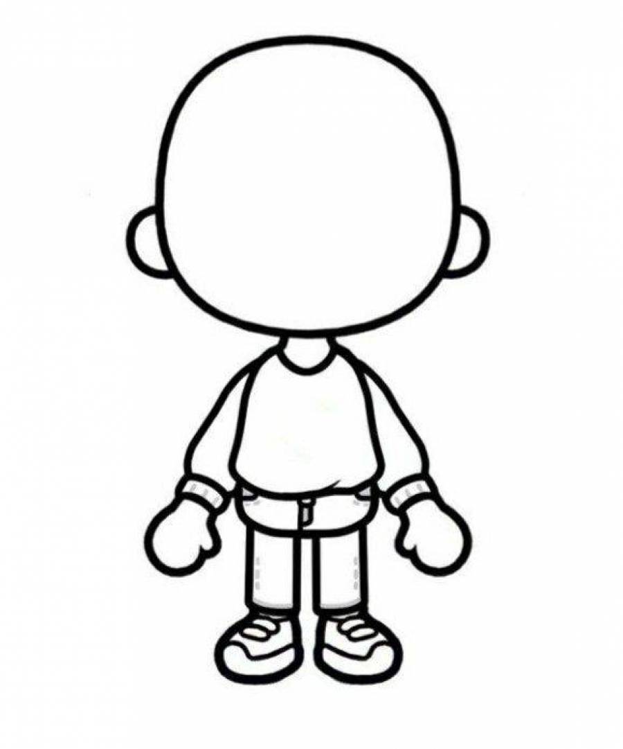 Coloring Pages Toka boka characters with clothes (35 pcs) - download or ...