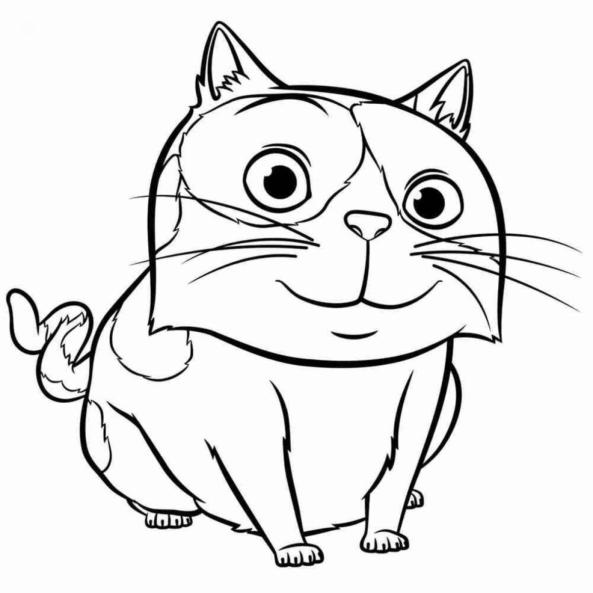 Coloring Pages Bubu cat (37 pcs) - download or print for free #3721