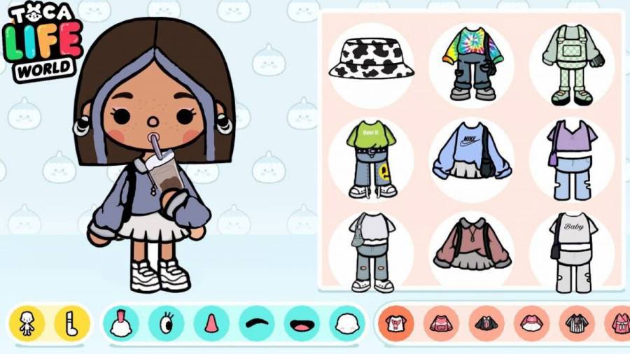 Coloring Pages Toka boka for girls characters with clothes (38 pcs ...