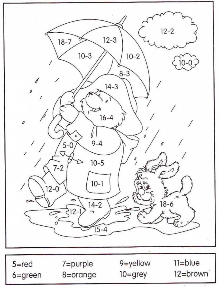 Coloring Pages Examples For Grade 1 In Mathematics For Addition And coloring-pages-examples-for-grade-1-in-mathematics-for-addition-and