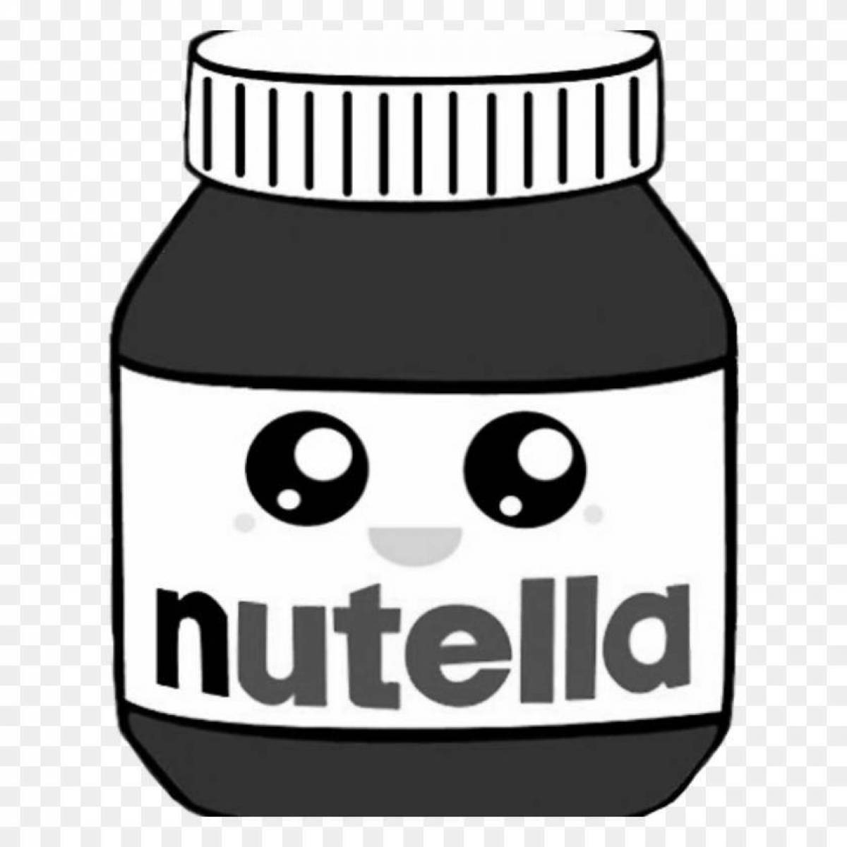 Coloring Pages Nutella (27 pcs) - download or print for free #4499