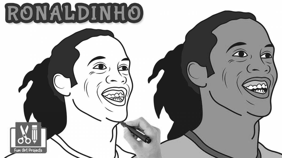 Coloring Pages Ronaldinho (28 pcs) - download or print for free #5164