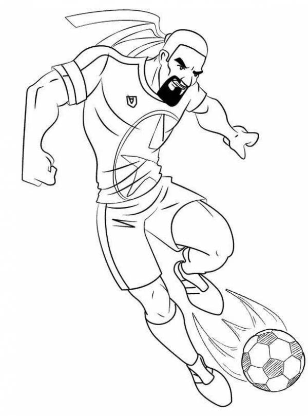 Coloring Pages Super strikers (34 pcs) - download or print for free #5499