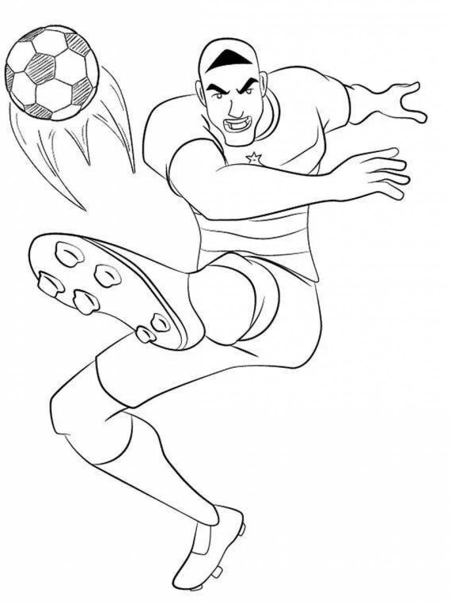 Coloring Pages Super strikers (34 pcs) - download or print for free #5499