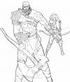 Coloring Pages Kratos (37 pcs) - download or print for free #5618