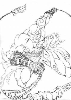 Coloring Pages Kratos (37 pcs) - download or print for free #5618