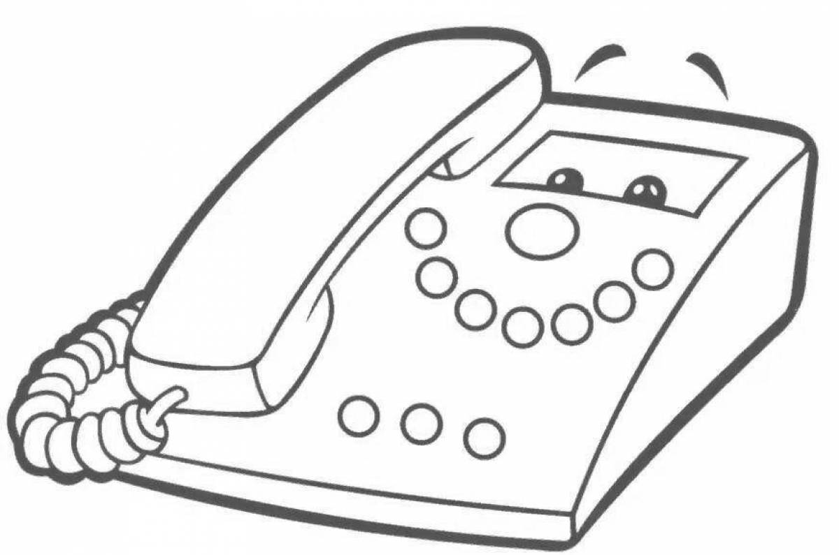 Coloring Pages Phone picture (35 pcs) - download or print for free #5796