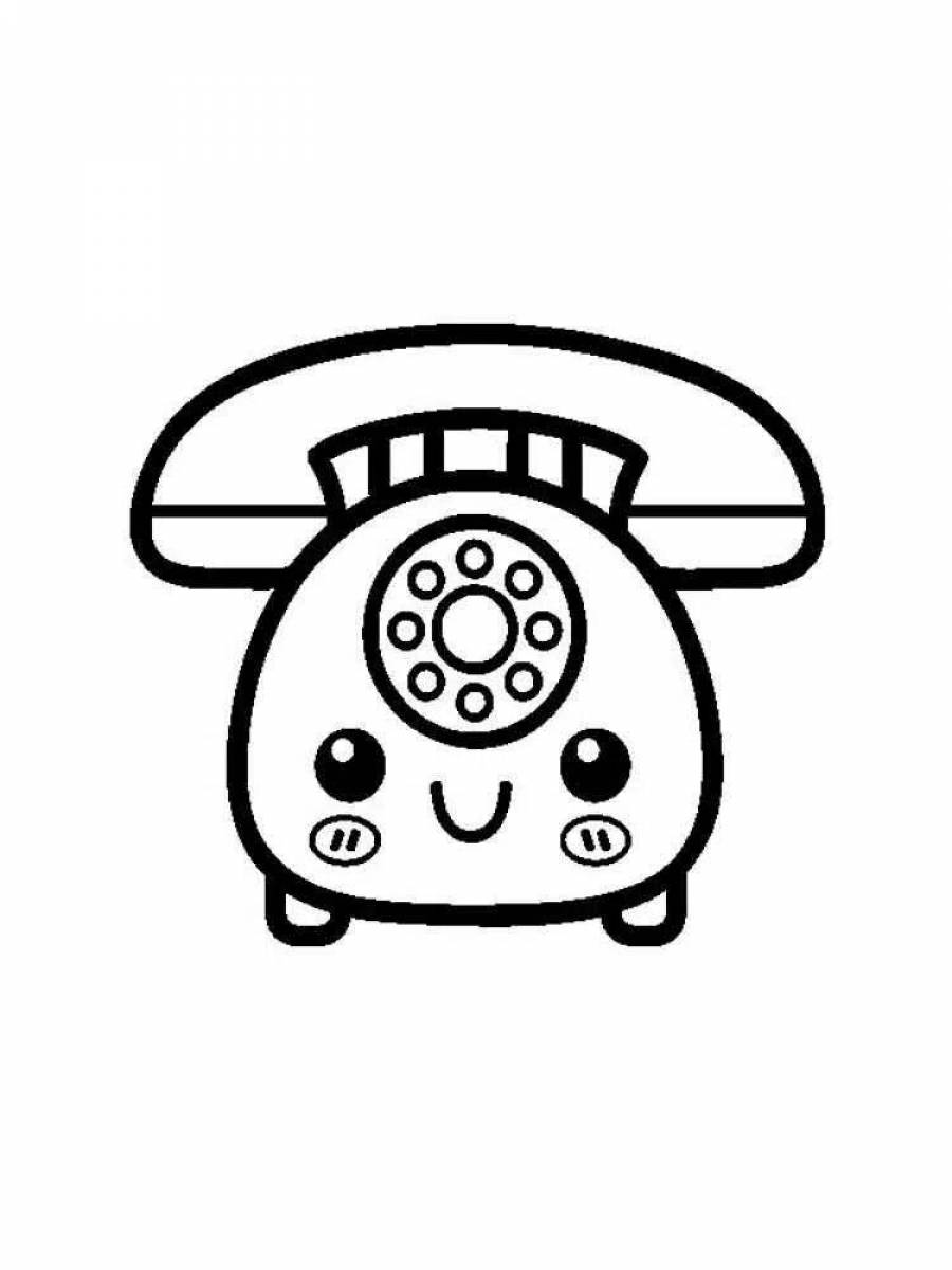 Coloring Pages Phone picture (35 pcs) - download or print for free #5796