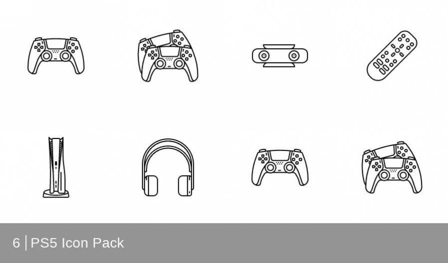 Coloring Pages Playstation 5 (34 pcs) - download or print for free #6082