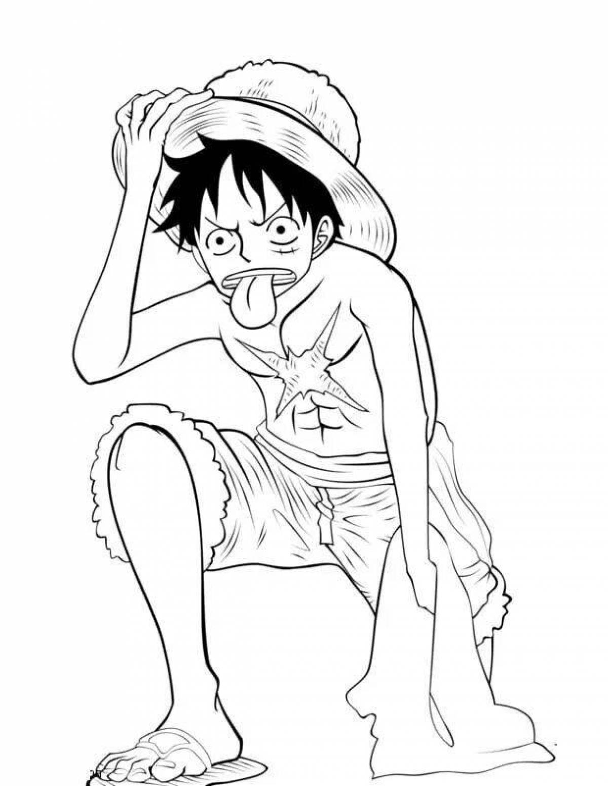Coloring Pages Luffy (36 pcs) - download or print for free #6589