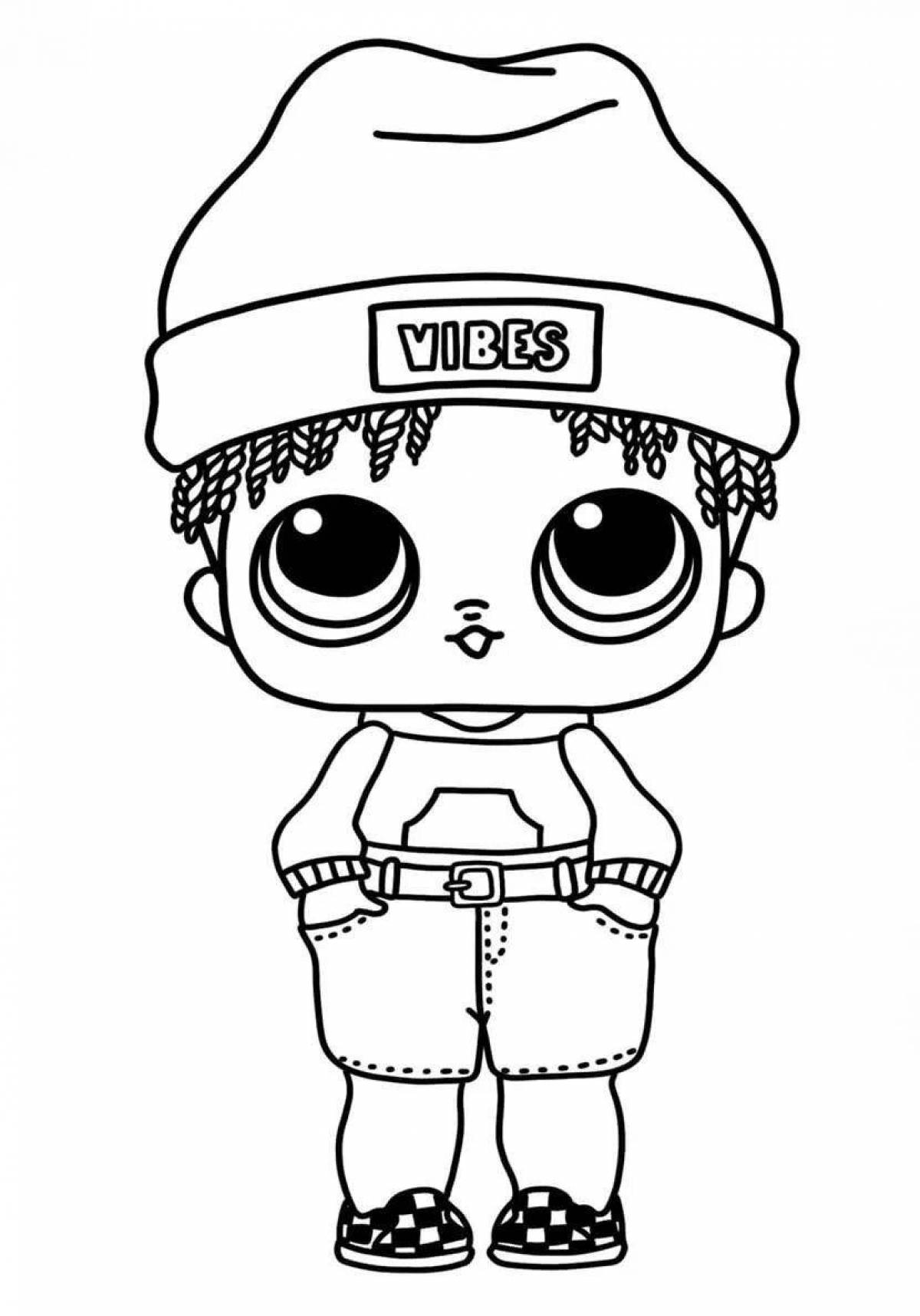 Coloring Pages Doll lol boy (39 pcs) - download or print for free #6644