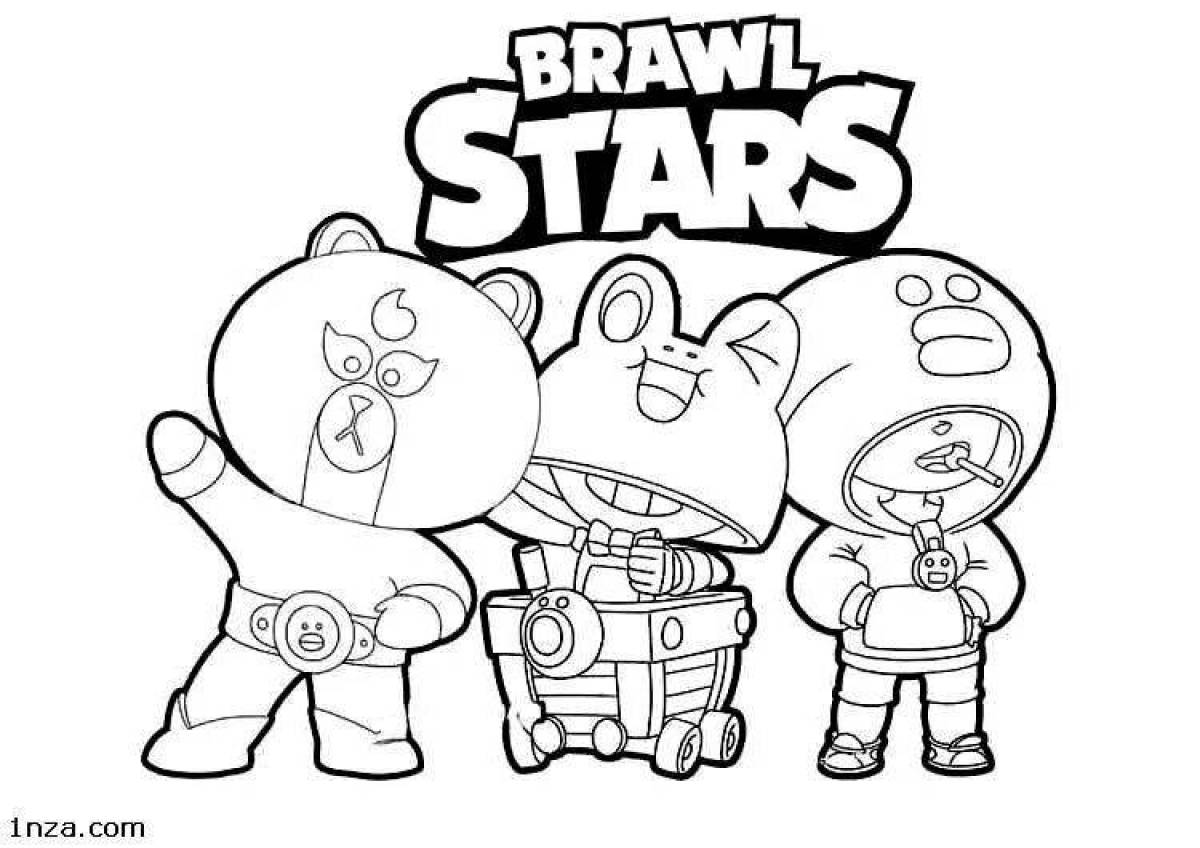 Раскраски Покажи brawl stars (27 шт.) - скачать или распечатать ...