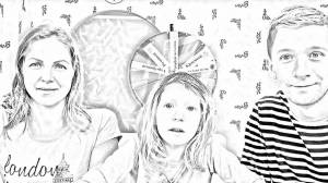 Coloring Pages Nastya and dad (28 pcs) - download or print for free #6732