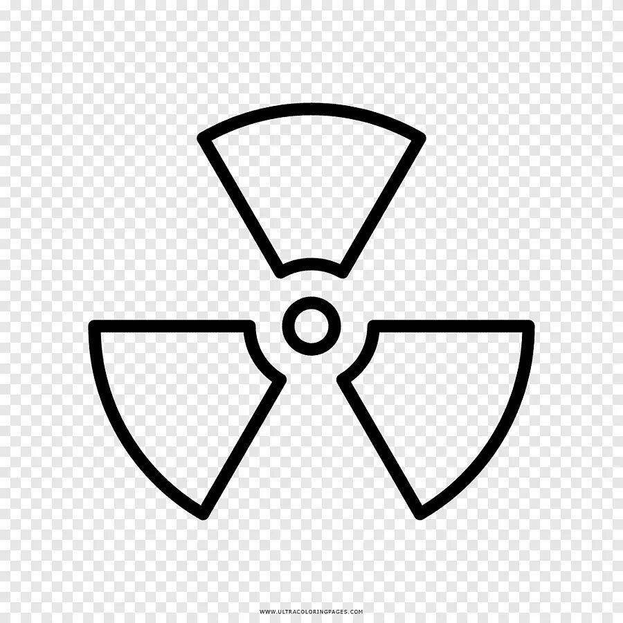 Coloring Pages Radiation sign (36 pcs) - download or print for free #7041