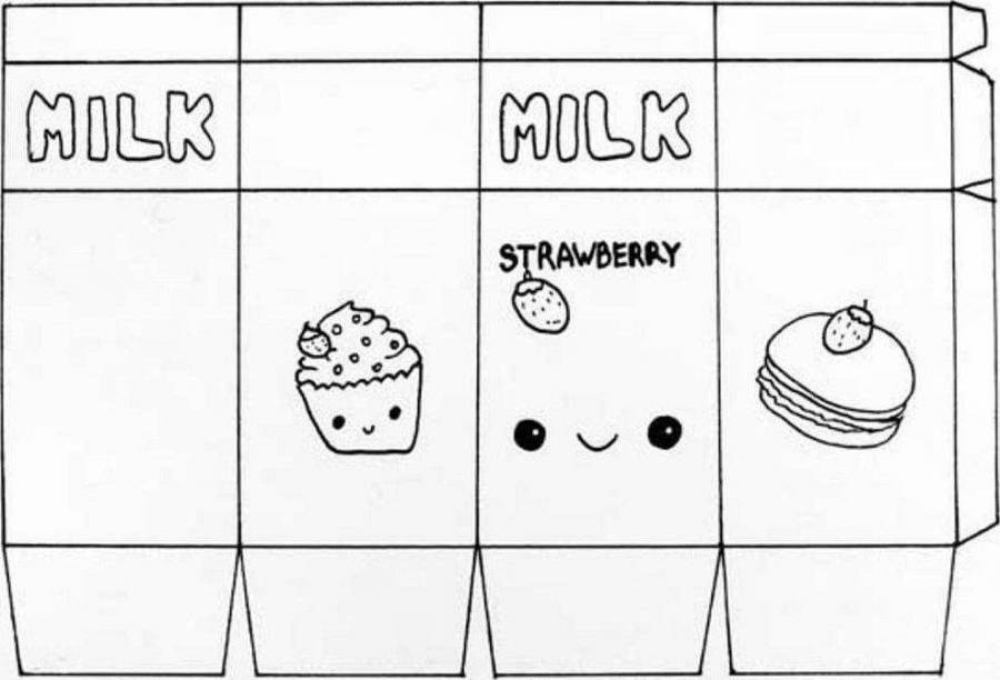Coloring Pages Paper Lalafanfan Duck Food 38 Pcs Download Or Print