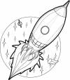 Coloring Pages Picture of a rocket (37 pcs) - download or print for ...